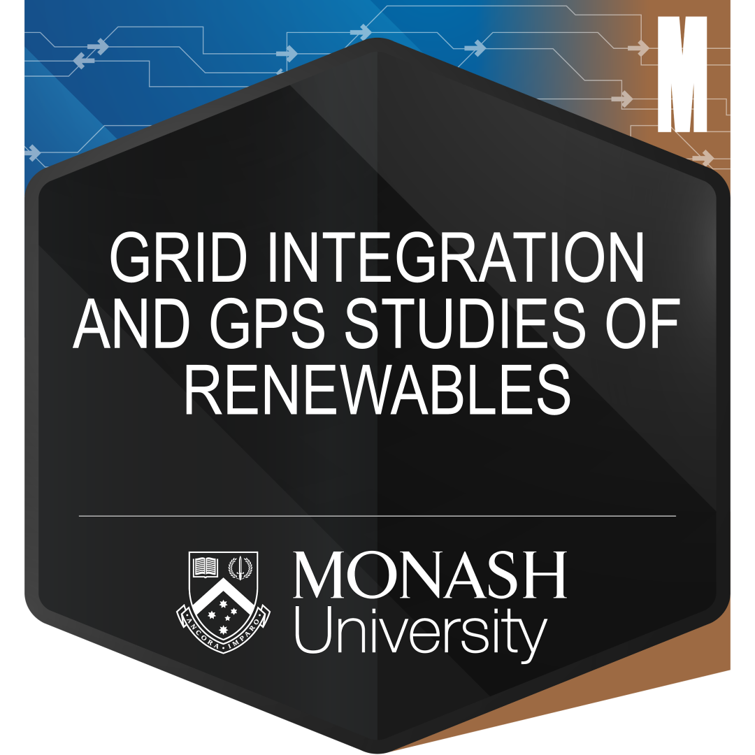 Grid Integration and GPS Studies of Renewables - Credly