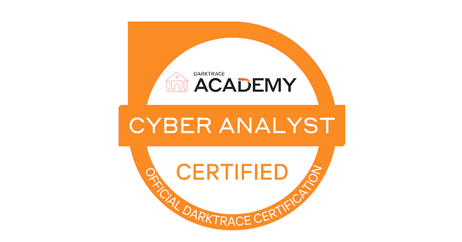 Darktrace Cyber Analyst - Credly