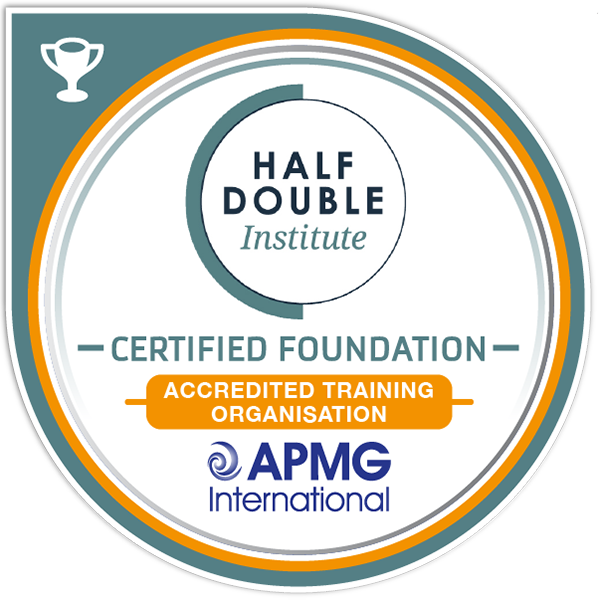 APMG Accredited Training Organisation - Half Double Foundation - Credly