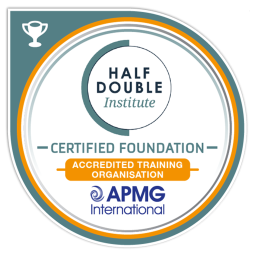 APMG Accredited Training Organisation - Half Double Foundation - Credly