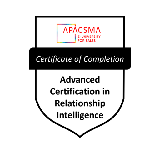 Certificate of Completion in Relationship Intelligence® Advanced Certification Program - Credly