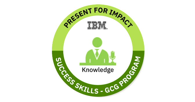 Present for Impact Knowledge - GCG Program - Credly
