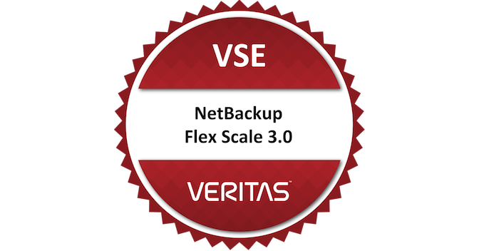 VSE Veritas NetBackup Flex Appliance 3.0 - Credly
