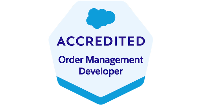 Order Management Developer Accredited Professional - Credly