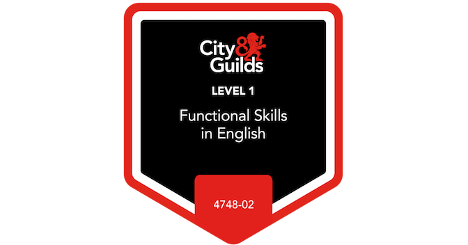 Functional Skills in English at Level 1 - 4748-02 - Credly