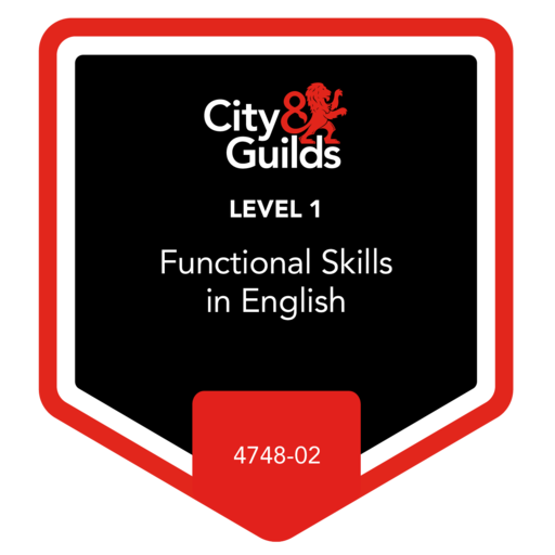 Functional Skills in English at Level 1 - 4748-02 - Credly