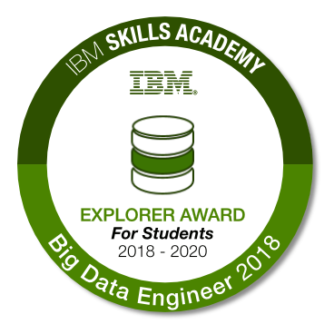 Big Data Engineer - Explorer Award for Students 2018 - Credly