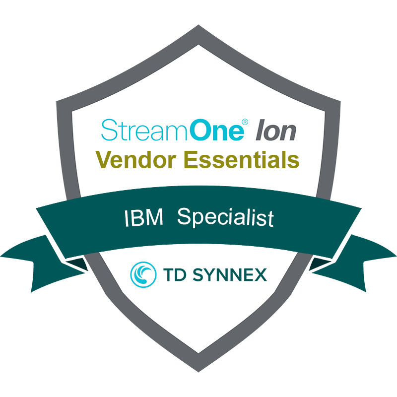 StreamOne Ion Vendor Essentials - IBM Specialist - Credly