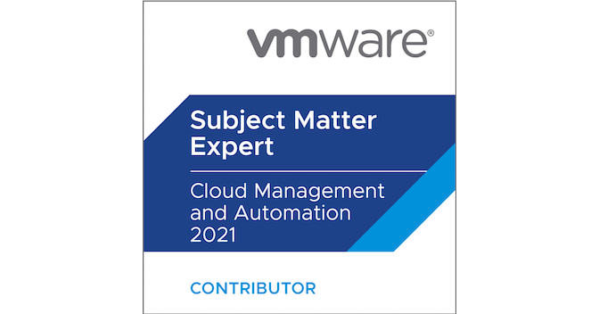 Certification Subject Matter Expert - Cloud Management and Automation ...