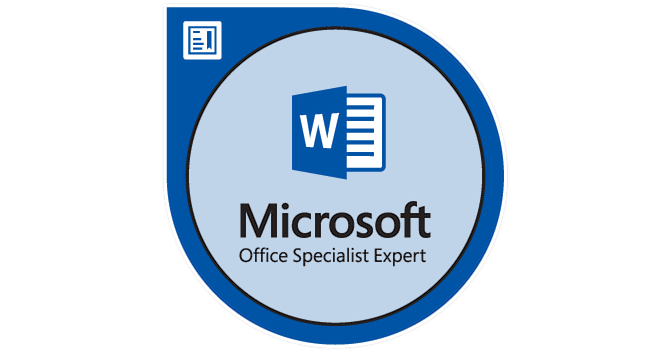Microsoft Office Specialist: Word 2013 Expert - Credly