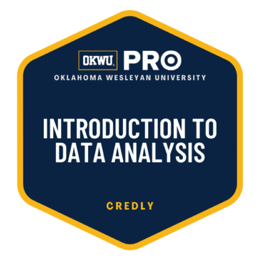 Introduction to Data Analysis - Credly