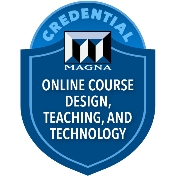 Online Course Design, Teaching, and Technology - Credly