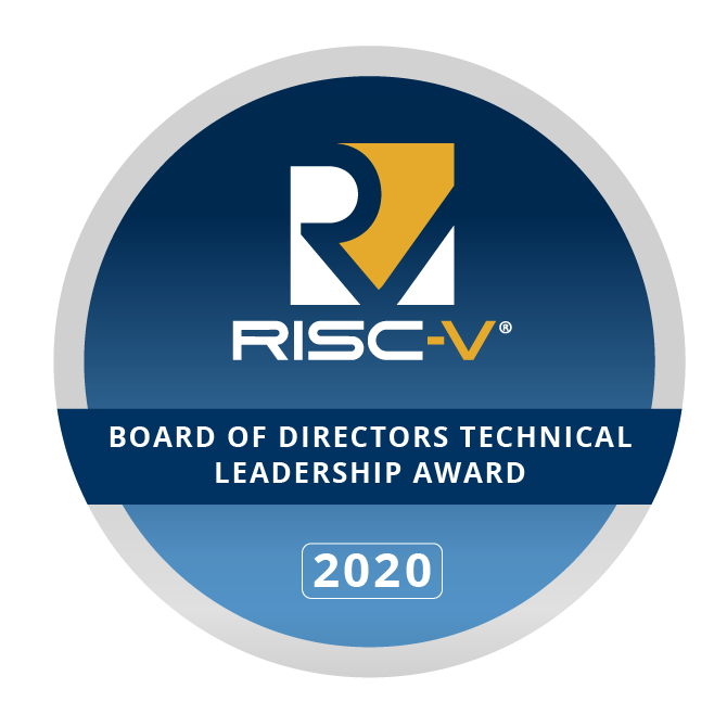 RISC-V 2020 Board of Directors Technical Leadership Award - Credly