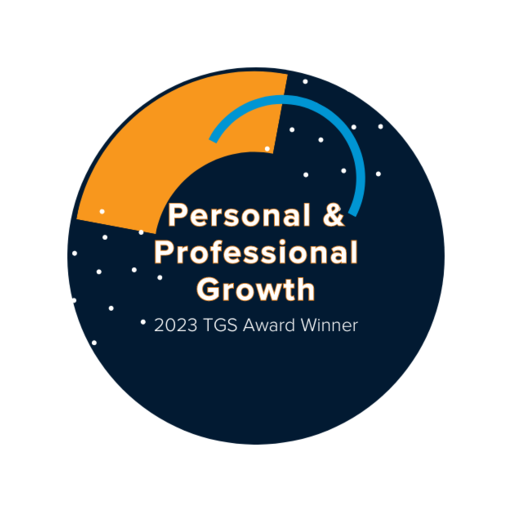 2023 TGS Personal & Professional Growth Award Winner - Credly