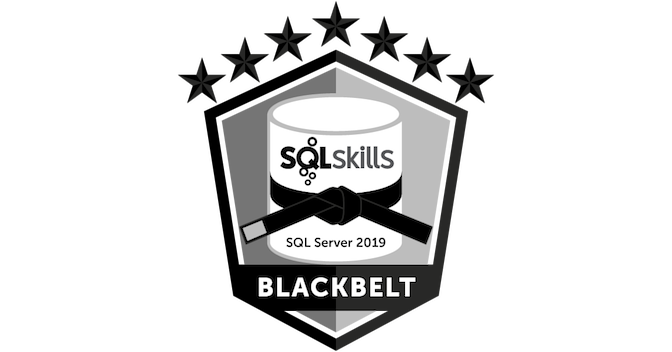 SQLskills Blackbelt - SQL Server 2019 - Credly