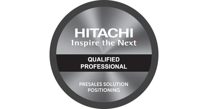 Hitachi Vantara Qualified Professional - Presales solution positioning ...