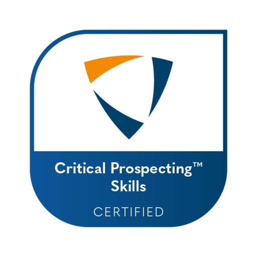 Critical Prospecting™ Skills - Credly