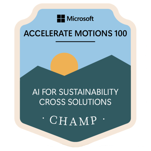 AI for Sustainability Cross Solutions Champion - Credly