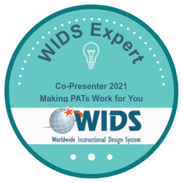 WIDS 2021 Co-Presenter: Making PATs Work for You - Credly