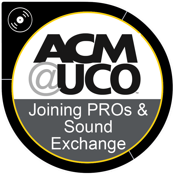 Joining Performance Rights Organizations and Sound Exchange - Credly