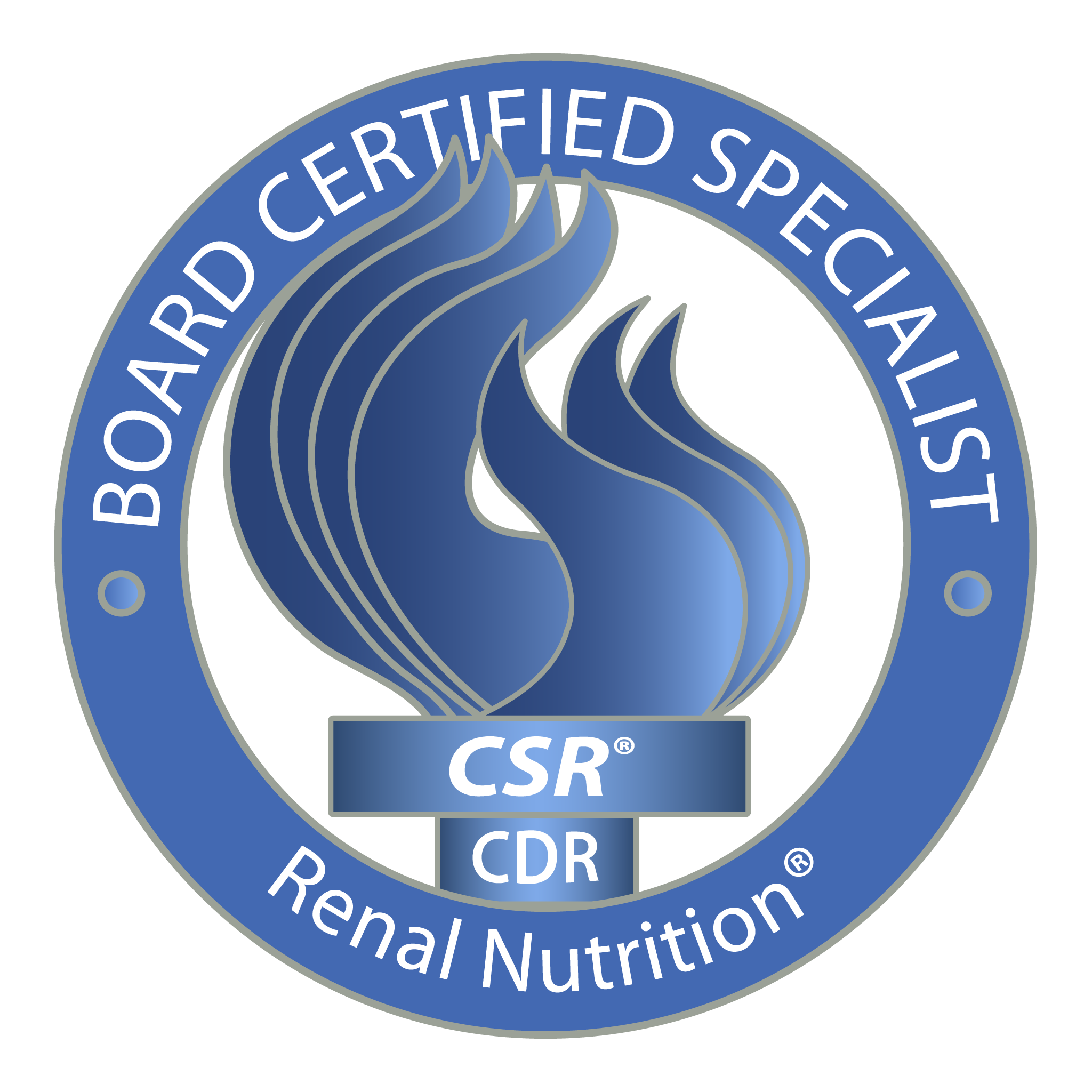 Board Certified Specialist In Renal Nutrition CSR Credly