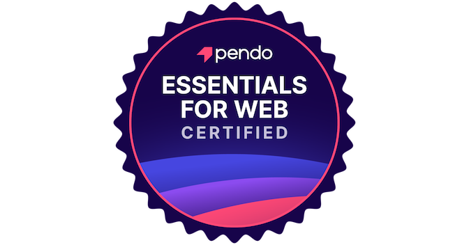 Pendo Essentials for Web - Credly