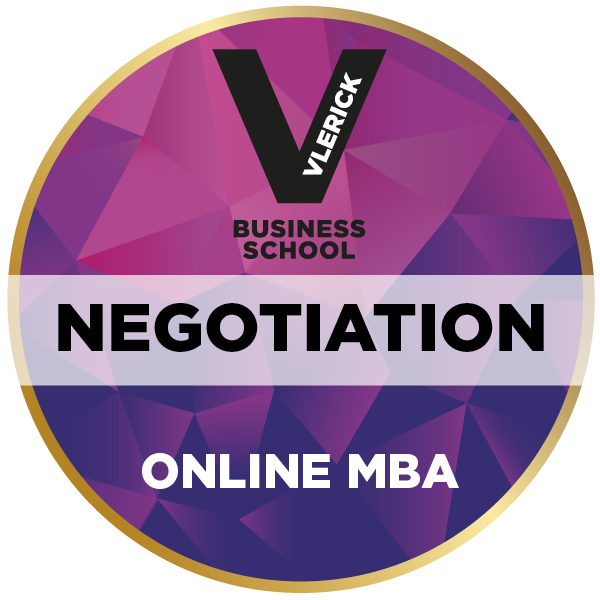 Negotiation (Online MBA - Vlerick Business School) - First in Class - Credly