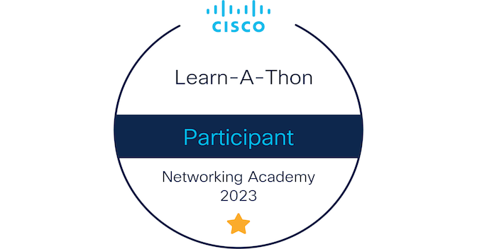 Networking Academy Learn-A-Thon 2023 - Credly