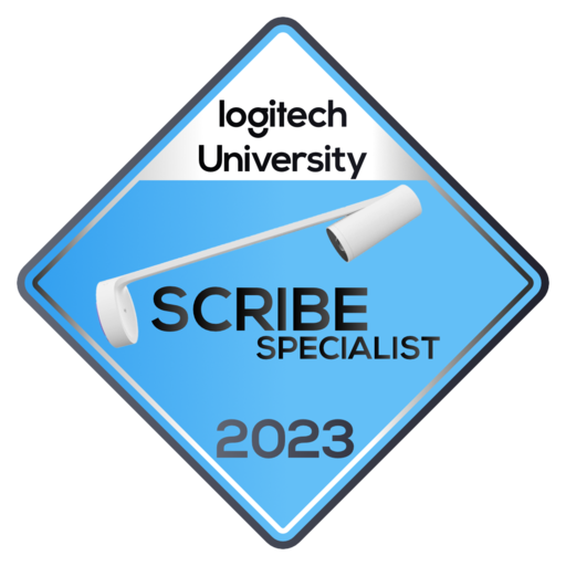 Logitech Scribe Specialist 2023 - Credly
