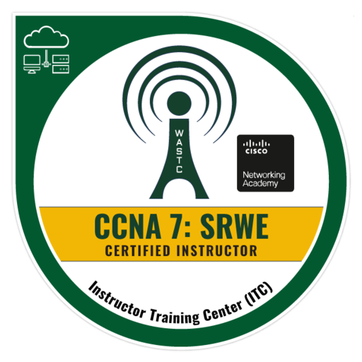 CCNA 7: SRWE Certified Instructor - Credly
