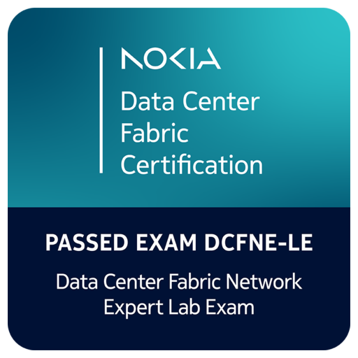 Nokia Data Center Fabric Network Expert Lab Exam - Credly