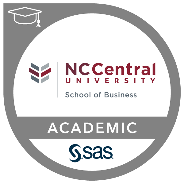 SAS North Carolina Central University Academic Specialization In Data
