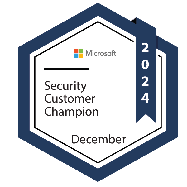 Security CCP Customer Champion | December 2024 - Credly