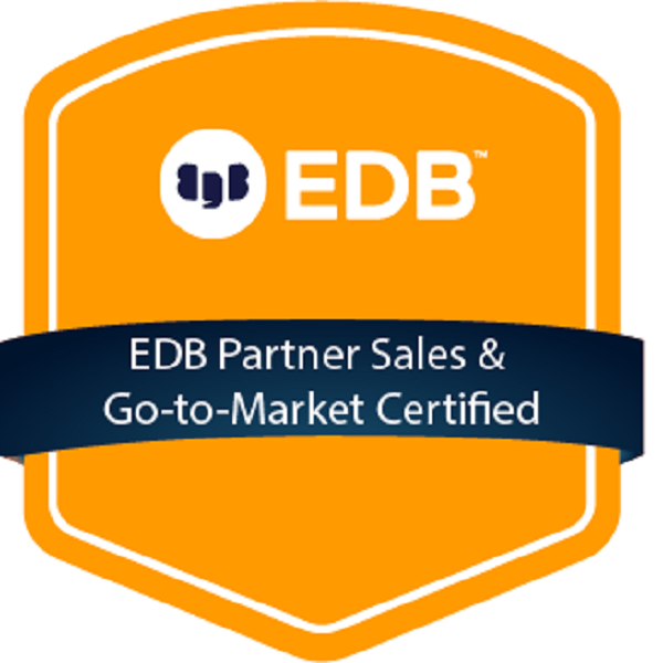 EDB Partner Sales and Go-to-Market Certified - Credly