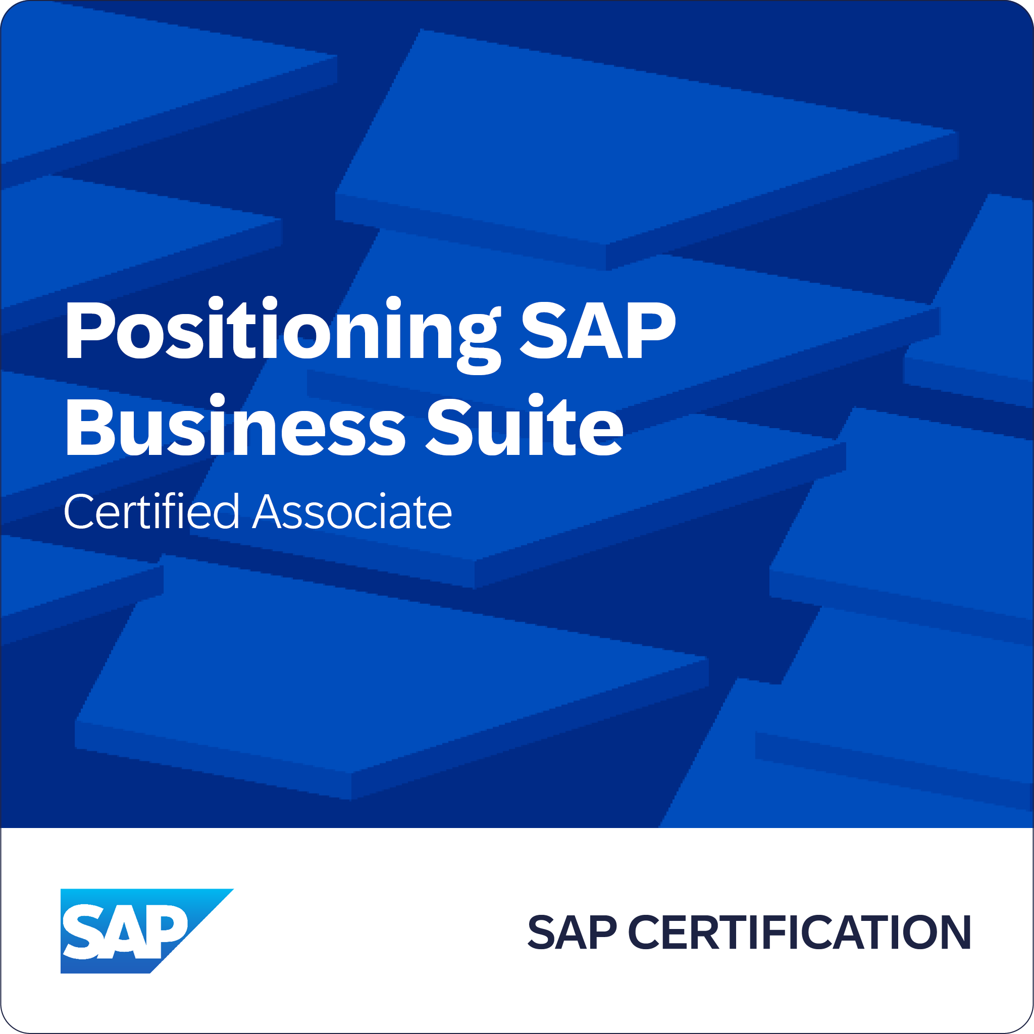 SAP Certified Associate - Positioning SAP Business Suite - Credly