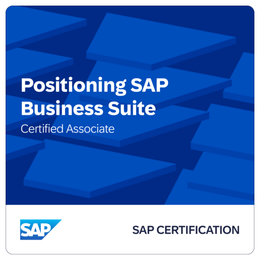 SAP Certified Associate - Positioning SAP Business Suite - Credly