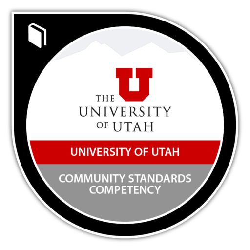 Community Standards Competency - Credly