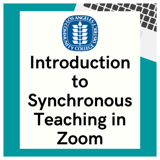 Introduction to Online Synchronous Teaching in Zoom - Credly