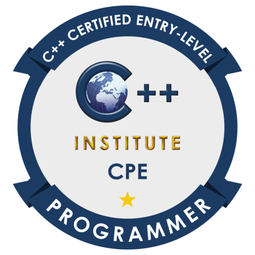 [CPE-20-01] CPE – C++ Certified Entry-Level Programmer - Credly