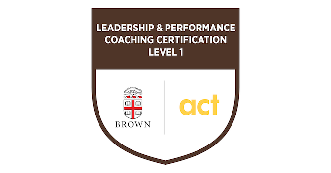 Leadership and Performance Coaching Certification Level One - Credly