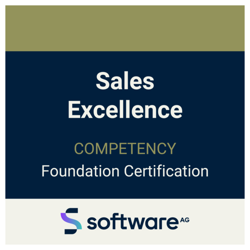 Software AG Sales Excellence Competency Foundation Badge - Credly