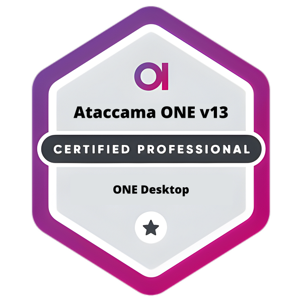 Ataccama ONE v13 | ONE Desktop Certified Professional : Foundation - Credly
