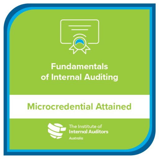 Microcredential - Fundamentals of Internal Auditing - Credly