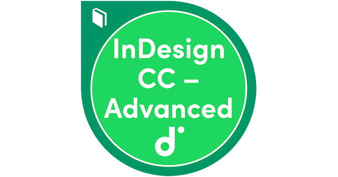 Kursteilnahme: Adobe InDesign CC – Advanced - Credly