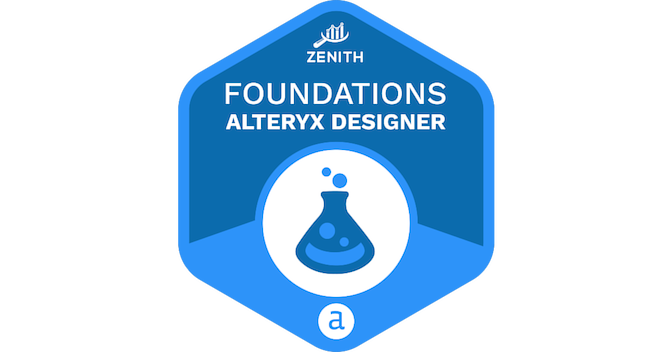 Zenith Alteryx Foundations - Credly