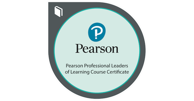 Pearson Professional Badge for the Harvard Leaders of Learning Course ...