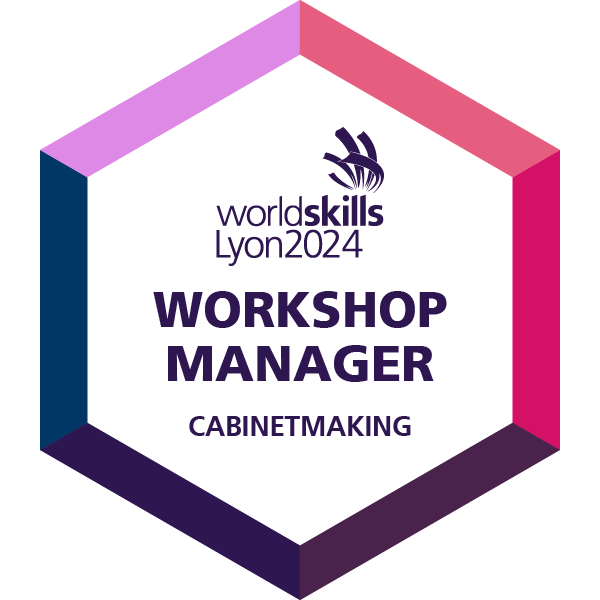 WorldSkills Lyon 2024 - Workshop Manager - Cabinetmaking - Credly