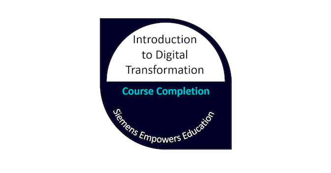 Introduction to Digital Transformation Course - Credly