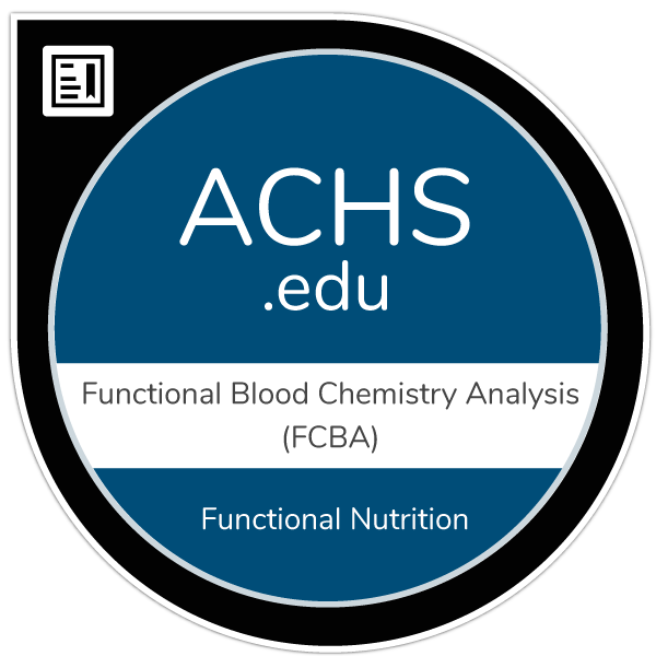 Functional Nutrition: Blood Chemistry Analysis - Credly