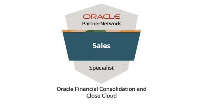 Oracle Financial Consolidation and Close Cloud Sales Specialist - Credly